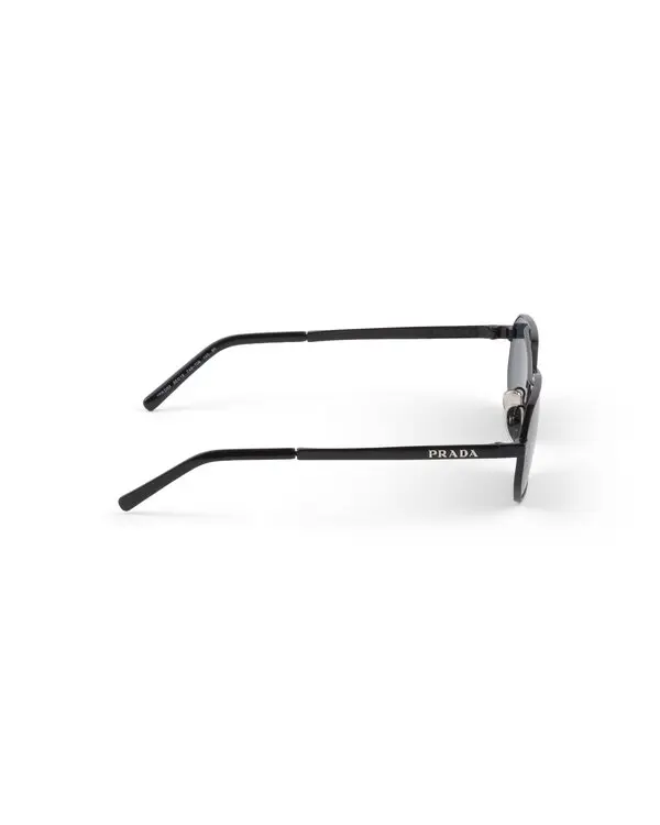Prada Sunglasses With Logo - Graphite Lenses