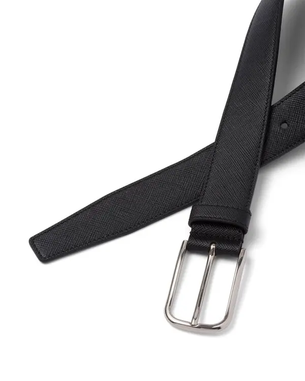 Prada Saffiano Leather Belt