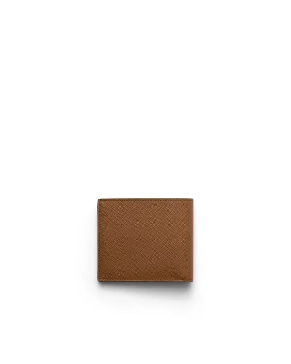 Prada Saffiano Leather Wallet - Leather/talc