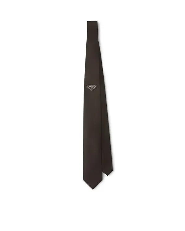 Prada Re-nylon Tie - Ebony