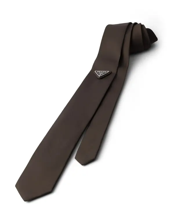 Prada Re-nylon Tie - Ebony