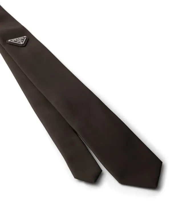 Prada Re-nylon Tie - Ebony