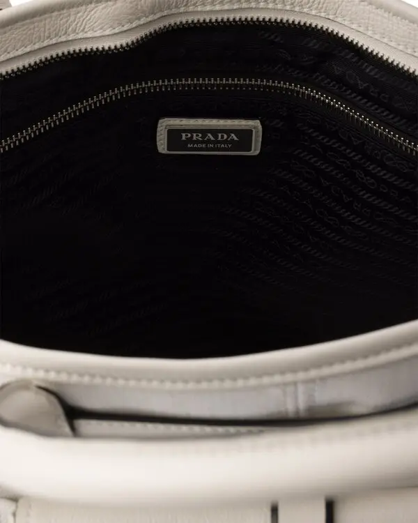Prada Bonnie Denim And Leather Tote Bag