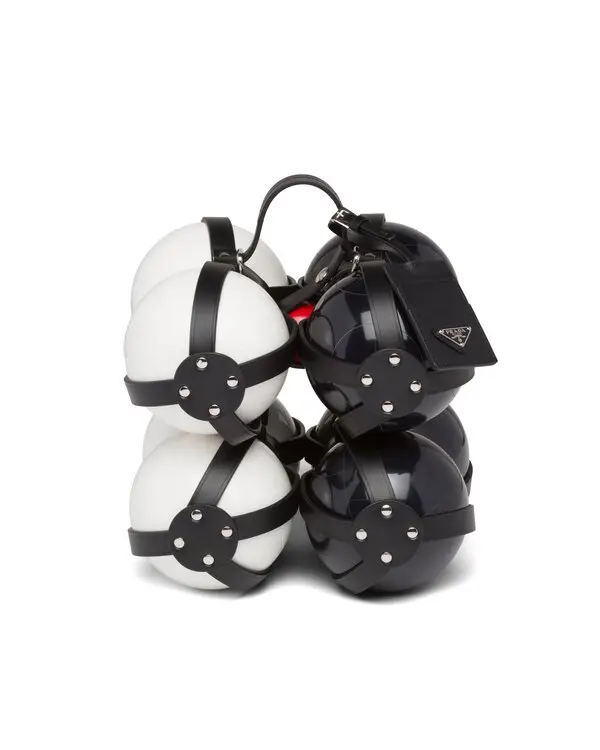 Prada Resin Bocce Set - Black