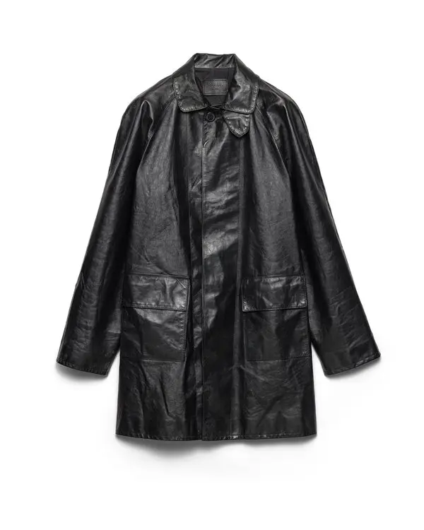 Prada Leather Coat