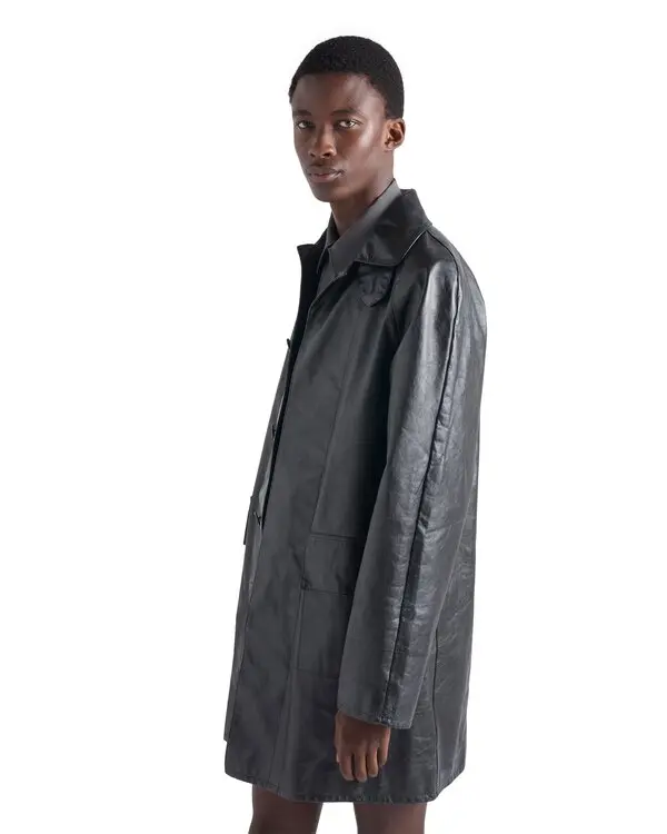 Prada Leather Coat
