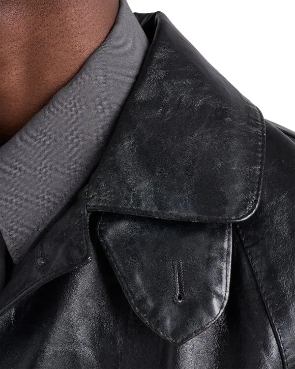 Prada Leather Coat