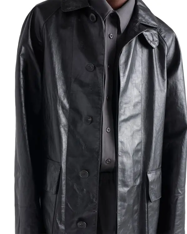 Prada Leather Coat