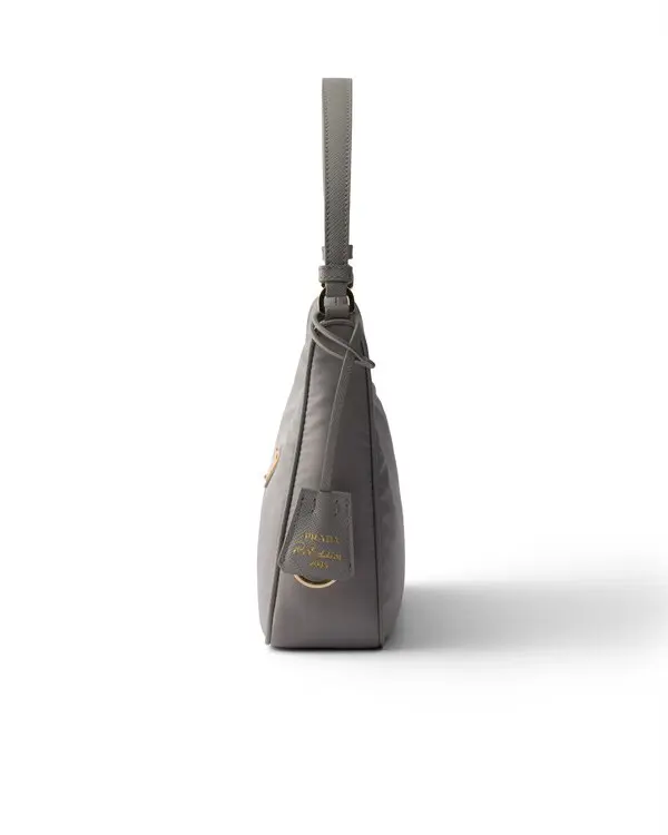 Prada Re-edition 2005 Re-nylon And Saffiano Mini Bag - Cloudy Gray