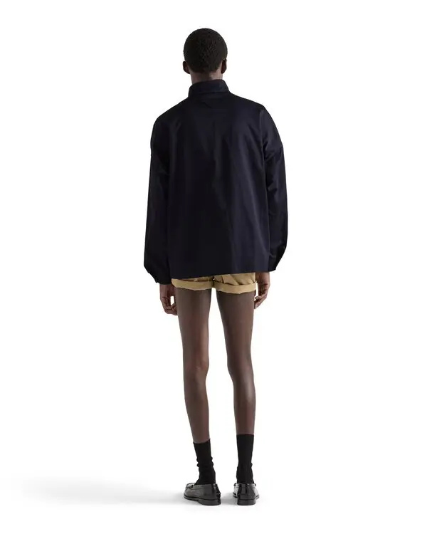 Prada Cotton Blouson Jacket - Navy