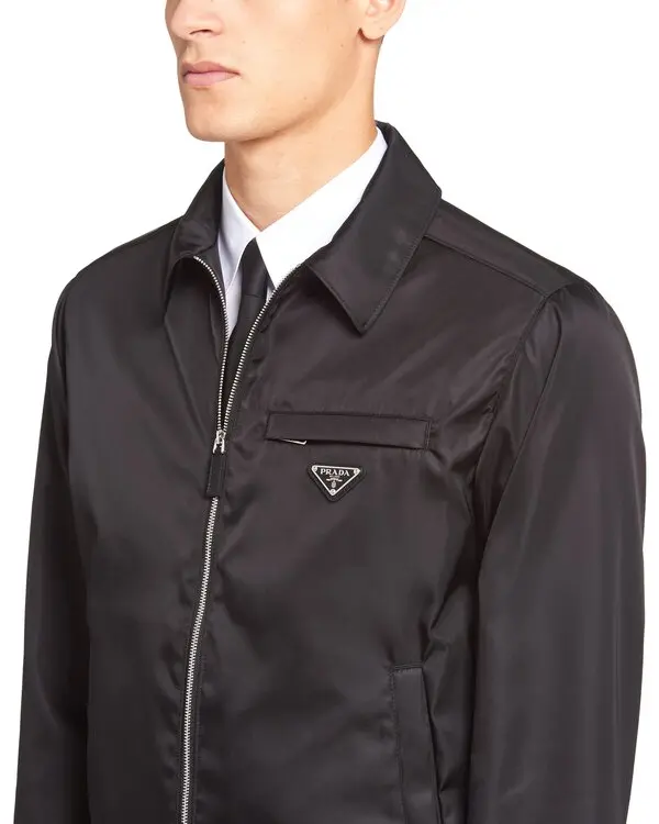 Prada Re-nylon Blouson Jacket - Black
