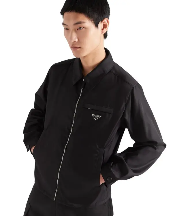 Prada Re-nylon Blouson Jacket - Black