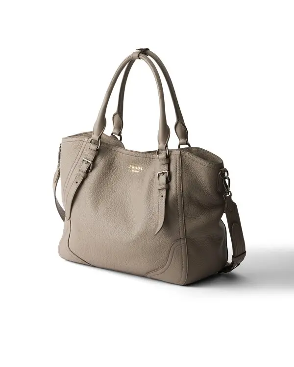 Prada Large Leather Tote Bag