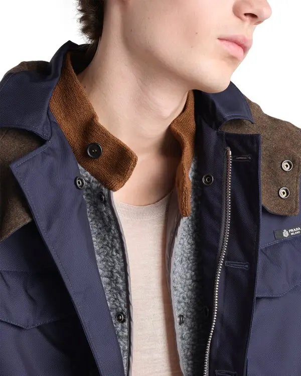 Prada Hooded Cotton Jacket
