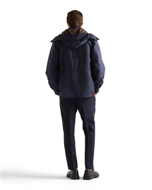 Prada Hooded Cotton Jacket