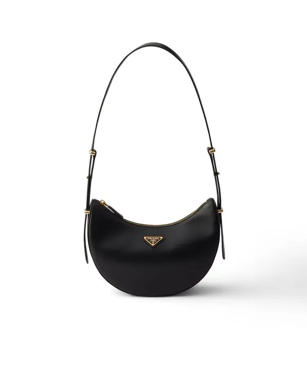 Prada Arqué Small Leather Shoulder Bag