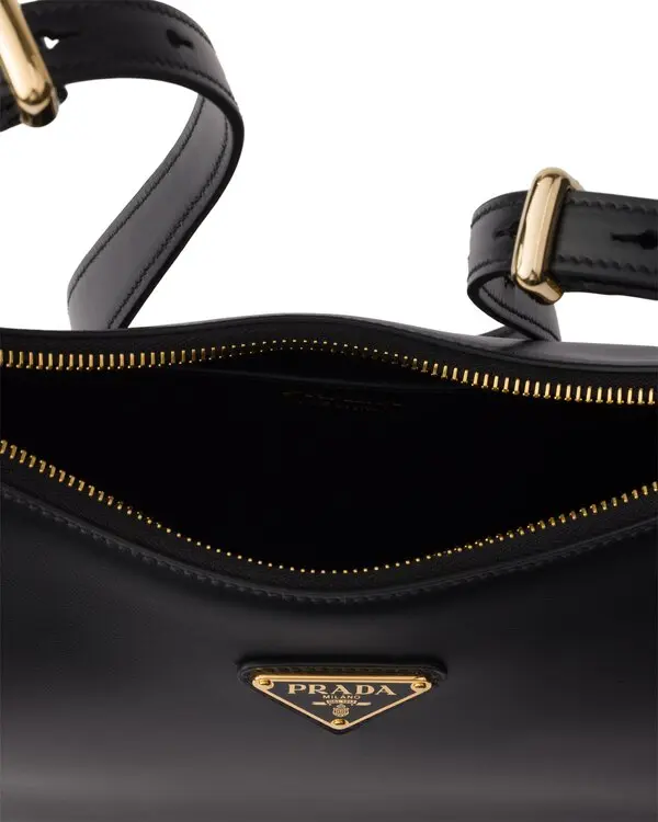 Prada Arqué Small Leather Shoulder Bag