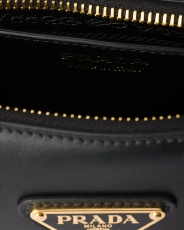 Prada Arqué Mini Leather Shoulder Bag