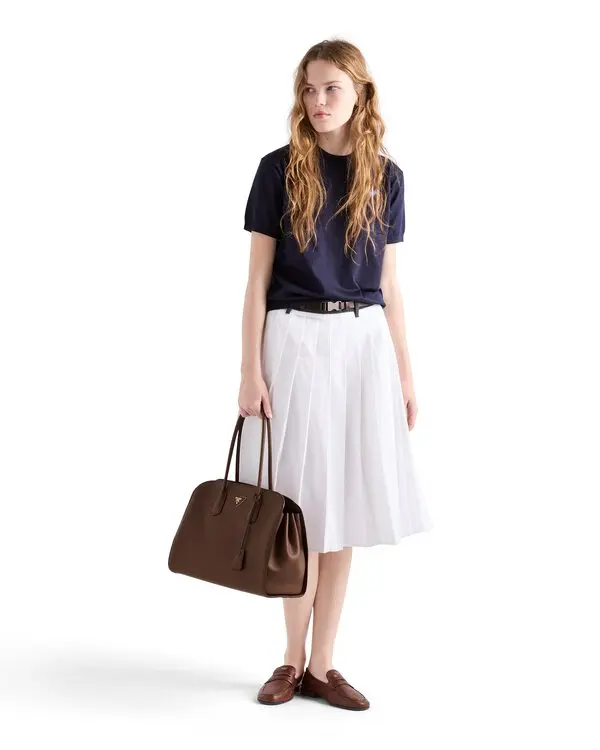 Prada Leather Tote Bag