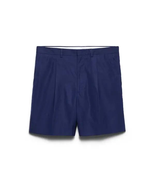 Prada Cotton Bermuda Shorts - Blue
