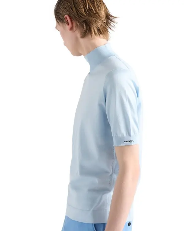 Prada Short-sleeve Slim-fit Sweater