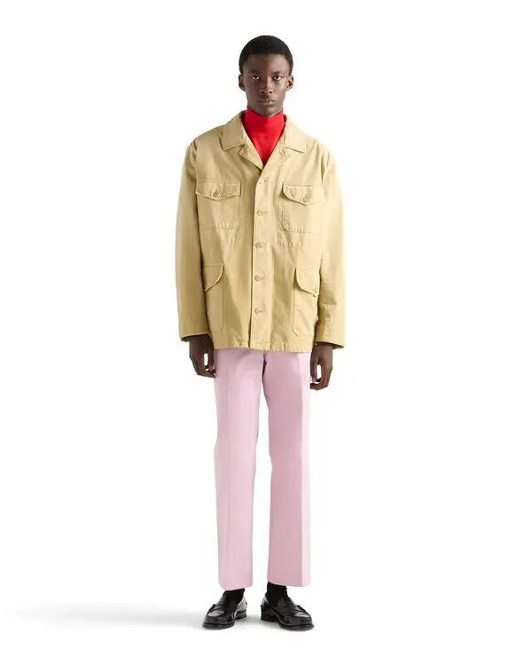 Prada Cotton Mock Turtleneck Sweater