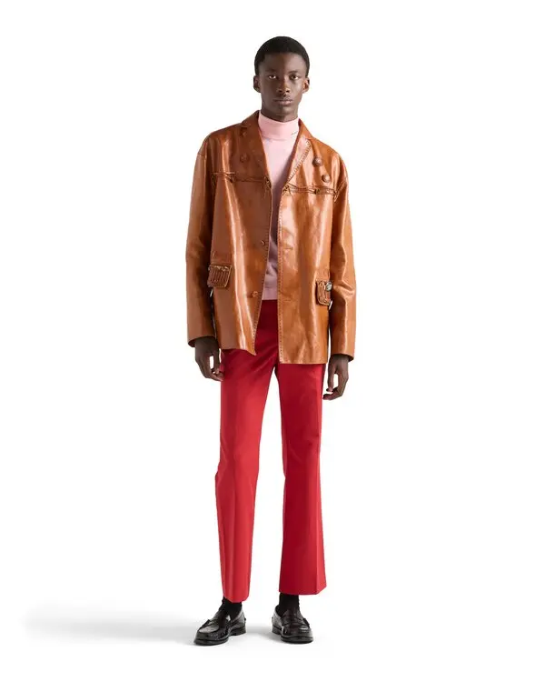 Prada Cotton Turtleneck Sweater - Pink