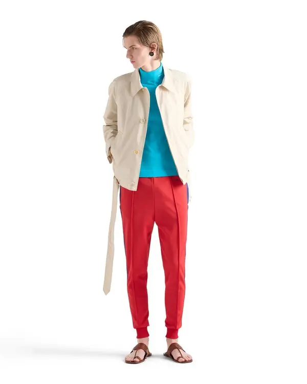 Prada Cotton Turtleneck Sweater - Turquoise