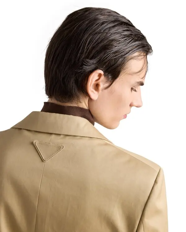 Prada Single-breasted Cotton Jacket