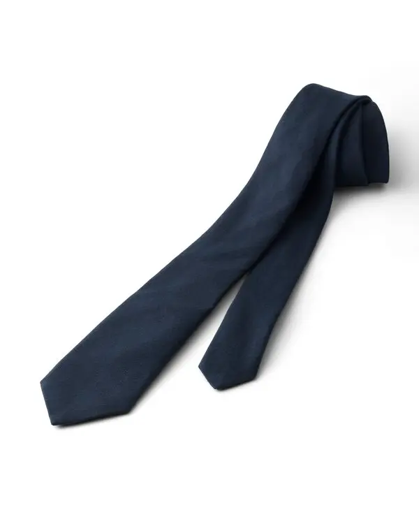 Prada Silk And Linen Necktie