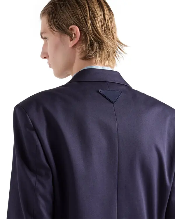 Prada Double-breasted Cotton Jacket