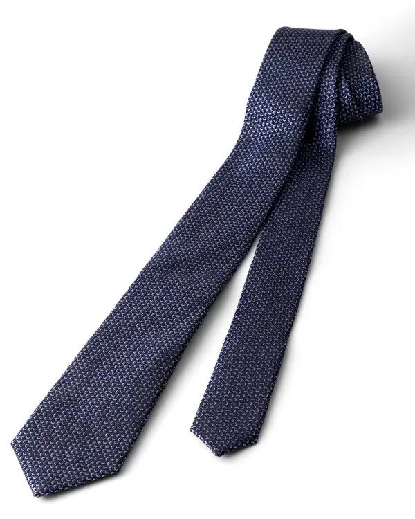Prada Silk Standard Neck Tie - Navy