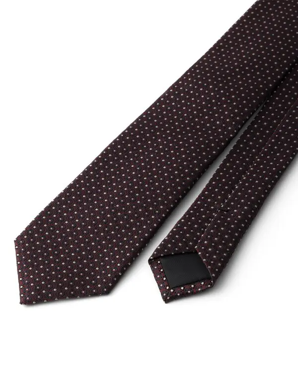Prada Silk Neck Tie - Garnet
