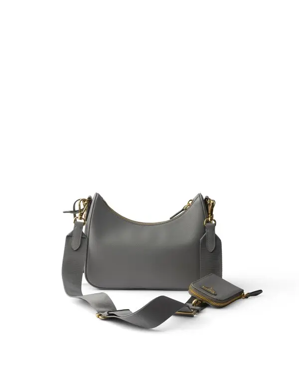 Prada Re-edition 2005 Saffiano Leather Bag - Cloudy Gray