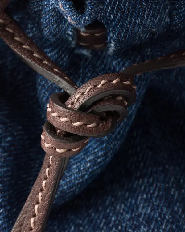 Prada Bonnie Medium Handbag - Blue/coffee