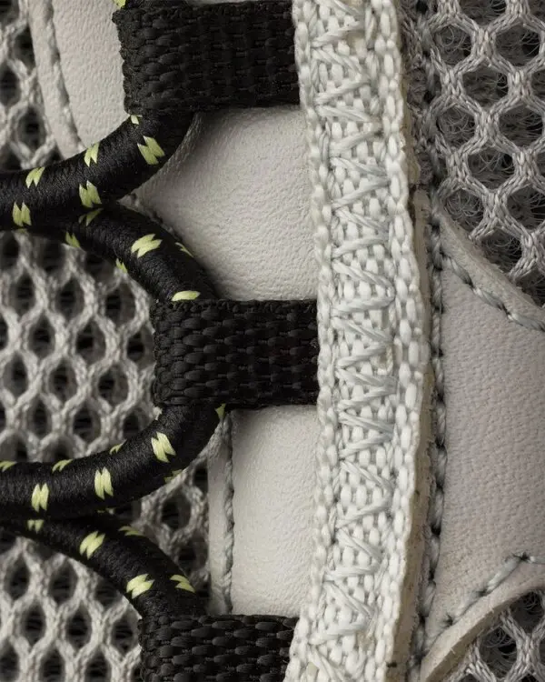 Prada Speedrock Leather And Mesh Sneakers - Grey