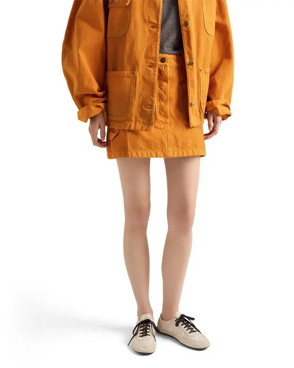 Prada Canvas Miniskirt