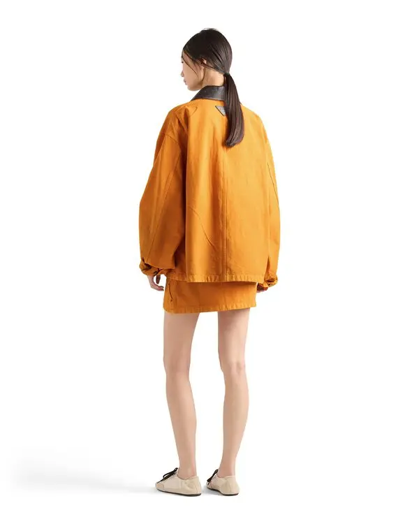 Prada Canvas Miniskirt