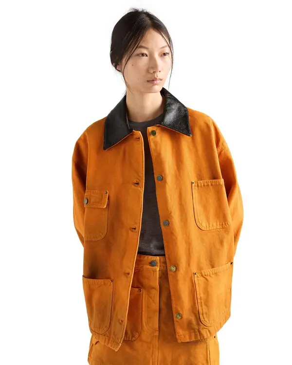 Prada Canvas Jacket - Orange