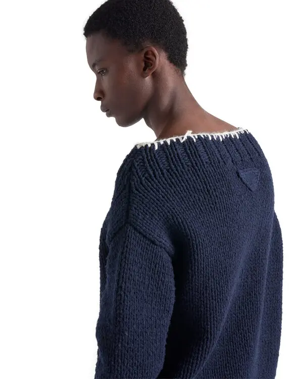 Prada Wool Boat-neck Sweater