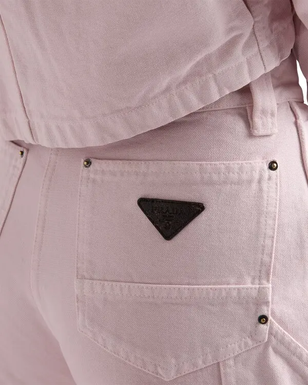 Prada Canvas Pants - Pink