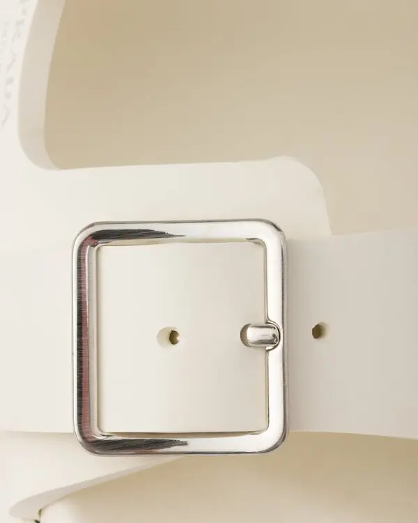 Prada Rubber Slides - Ivory