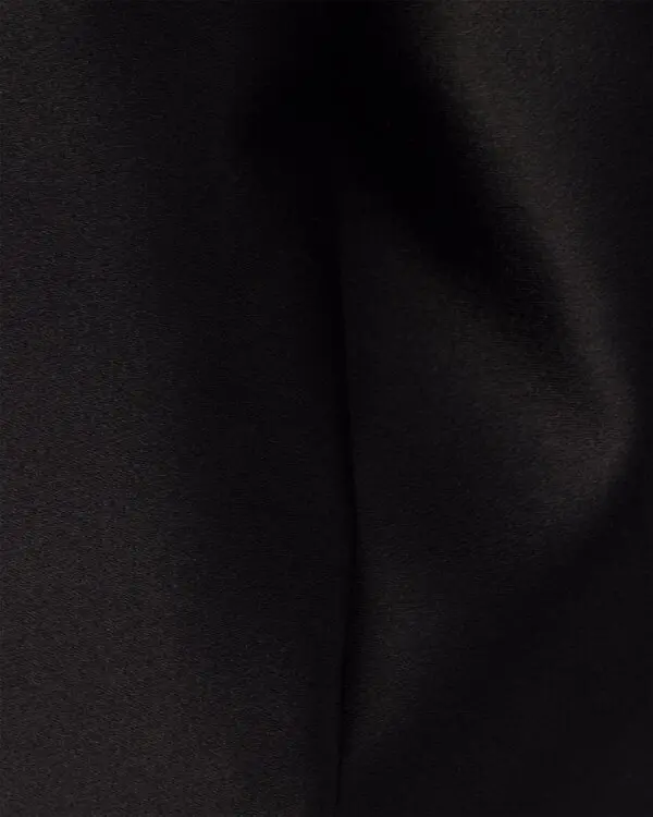 Prada Satin Mini Bucket Bag - Black