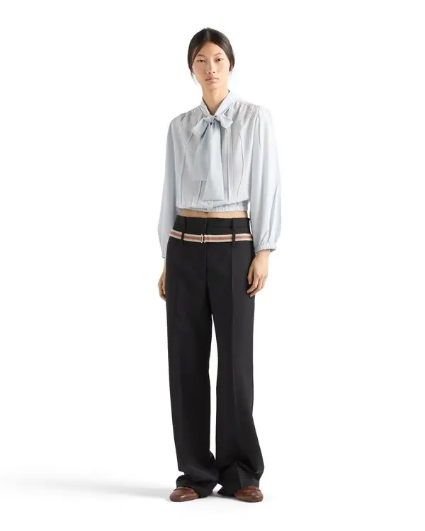 Prada Crepe De Chine Shirt