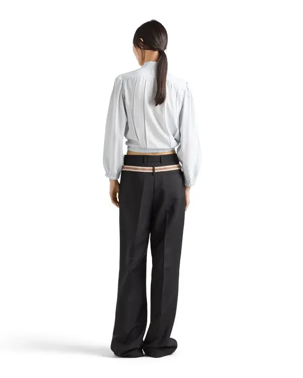 Prada Crepe De Chine Shirt