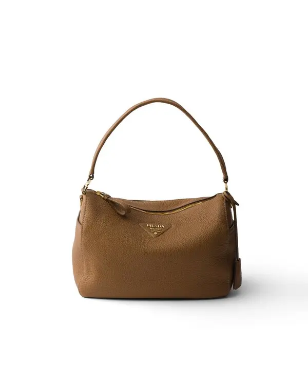 Prada Leather Shoulder Bag - Caramel