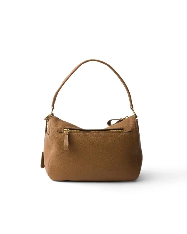 Prada Leather Shoulder Bag - Caramel