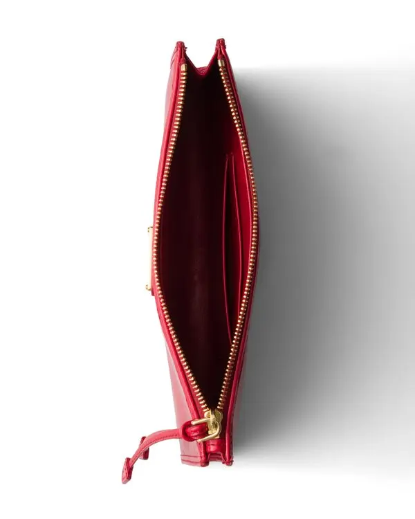 Prada Leather Pouch - Red