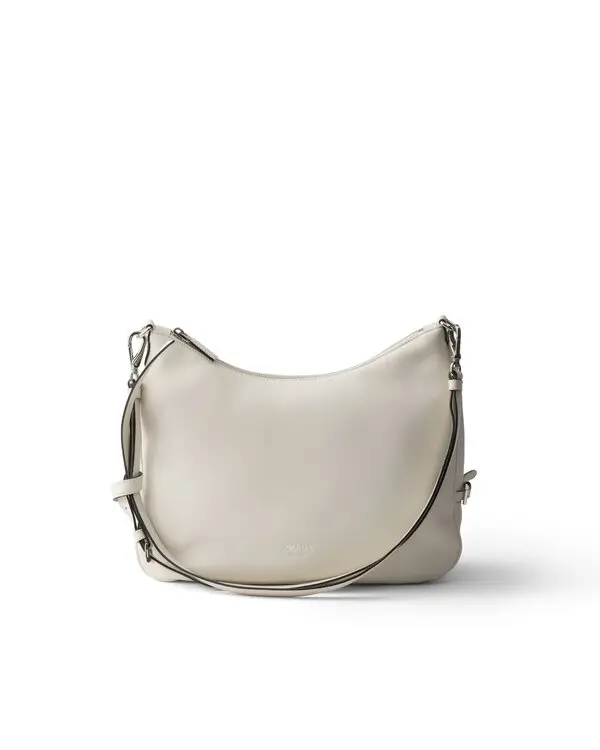 Prada Leather Shoulder Bag - White