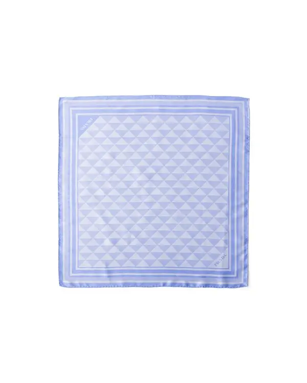 Prada Jacquard Silk Scarf 55
